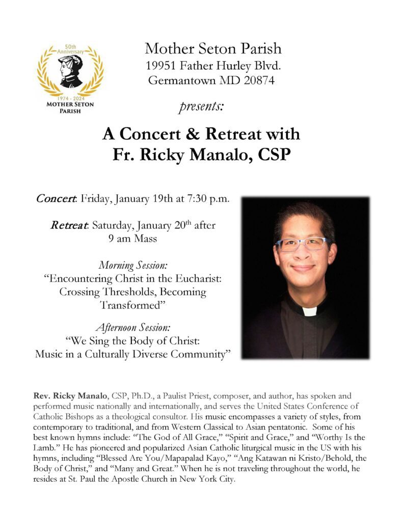 Parish Events – Mother Seton Catholic Church