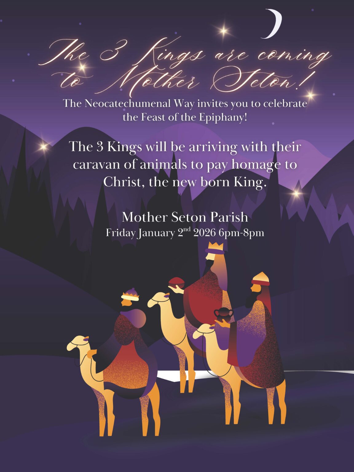 The Three Kings Coming to Mother Seton – Mother Seton Catholic Church