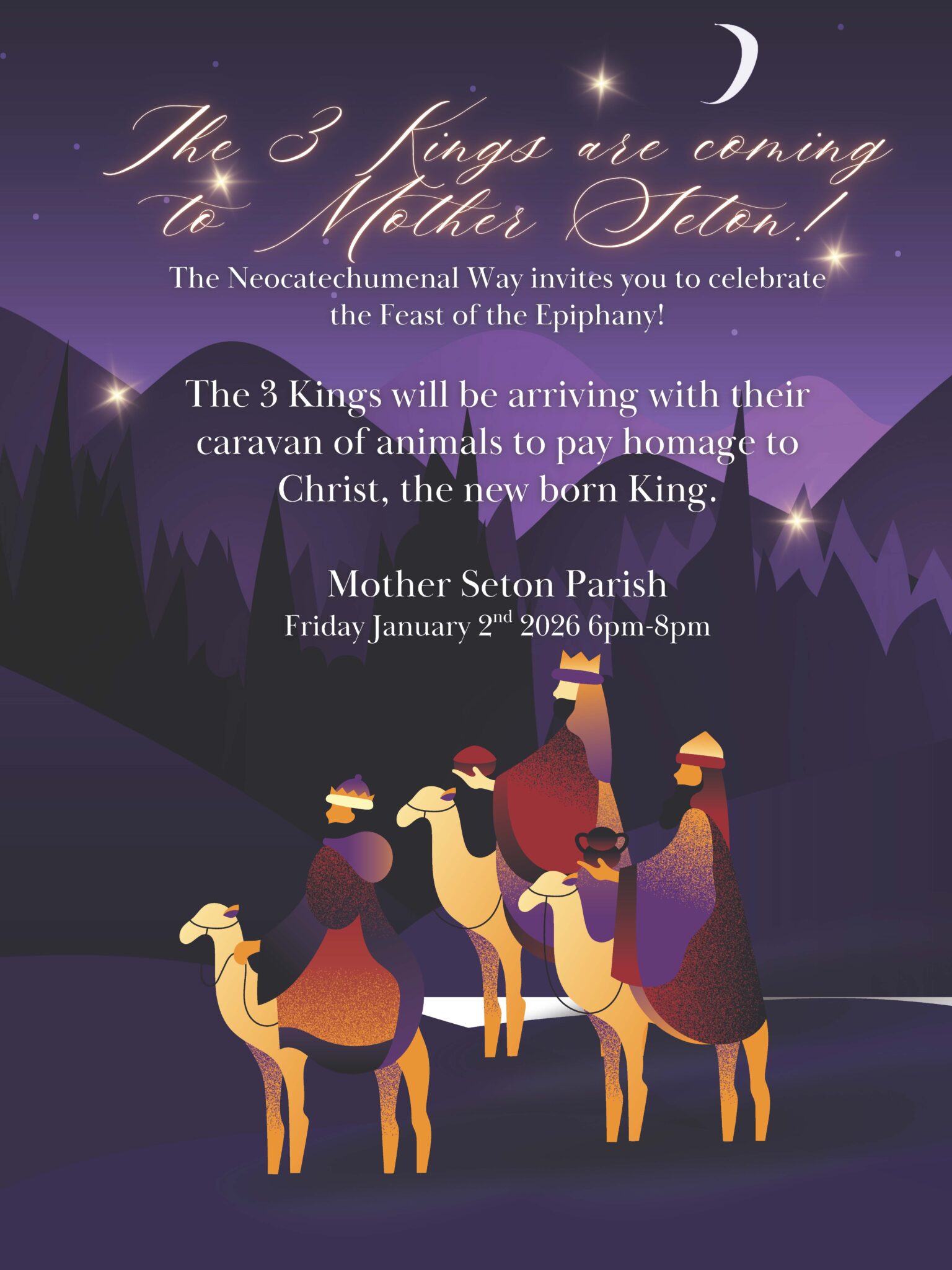 The Three Kings Coming to Mother Seton – Mother Seton Catholic Church